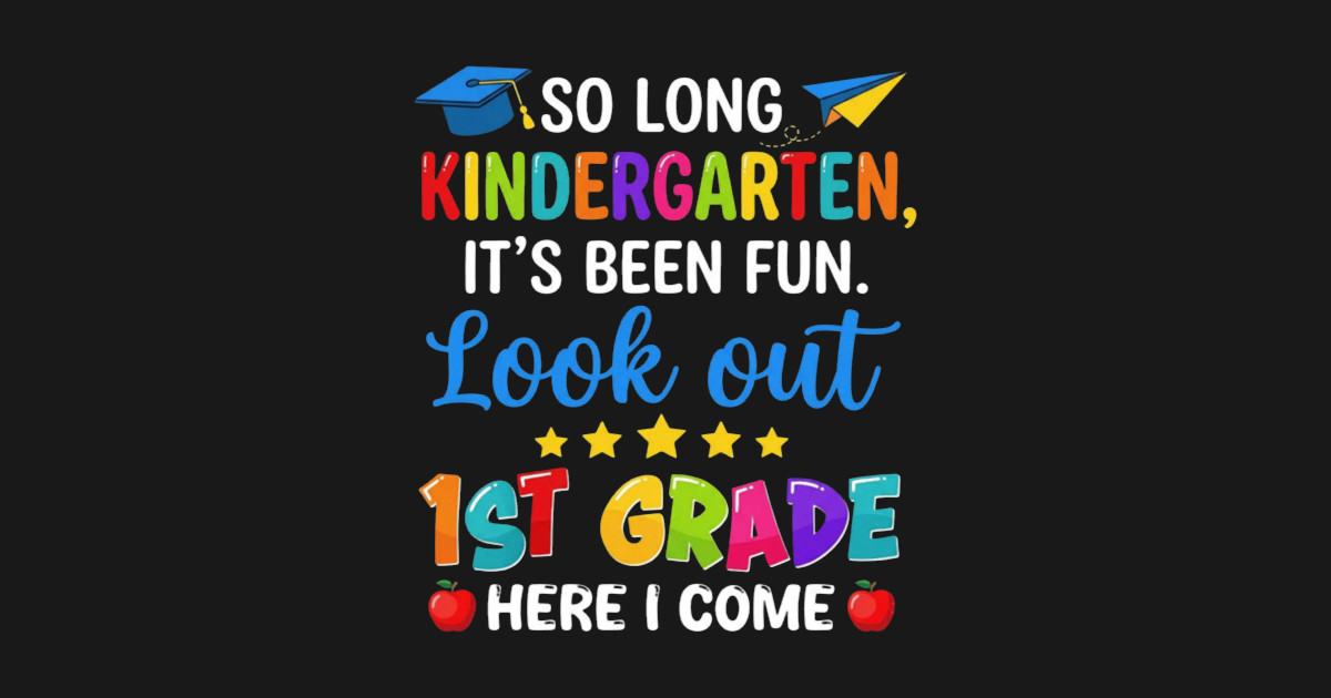 Kindergarten Graduation Graduate Kids Boys Girls - Kindergarten - T ...