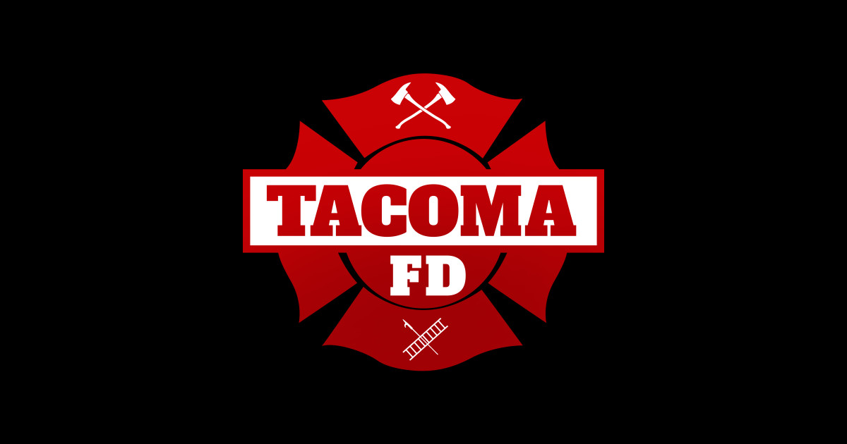 Tacoma FD - TV Show - Badge Logo v2 - Tacoma Fd - Sticker | TeePublic