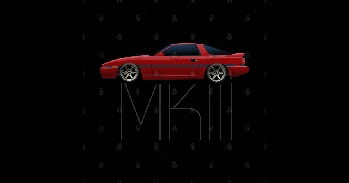 Supra Mk3 - Toyota Supra - Sticker | TeePublic