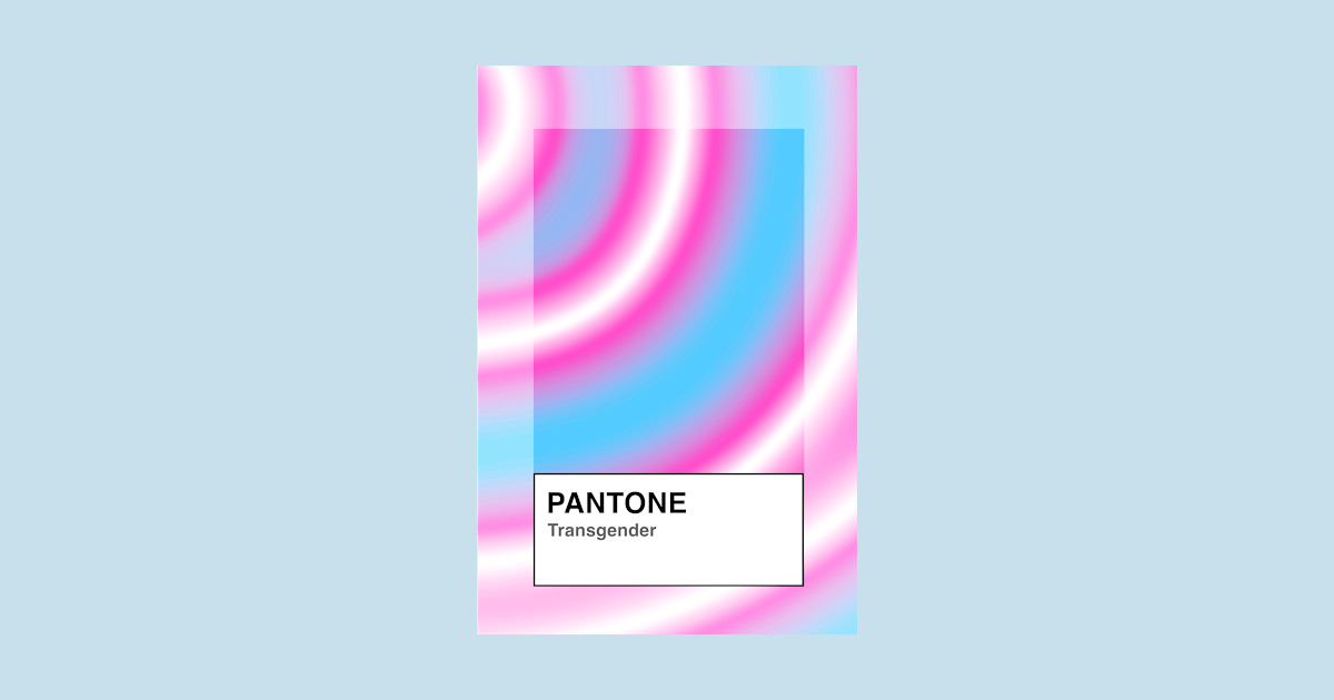 Transgender Pantone - Transgender Pride - T-Shirt | TeePublic