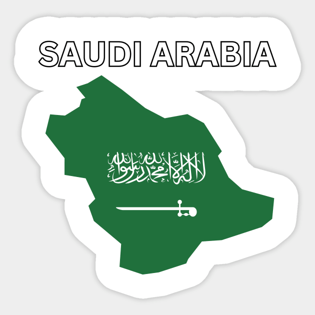 Saudi Arabia Design - Saudi Arabia - Sticker | TeePublic