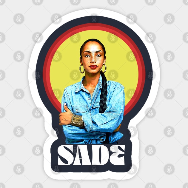 Sade Vintage 80'S - Sade - Sticker | TeePublic