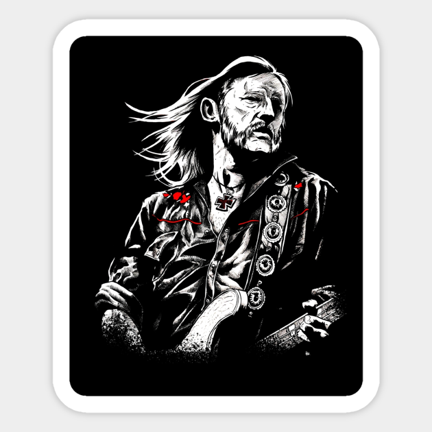 Lemmy_Kilmister - Lemmy Kilmister - Sticker | TeePublic