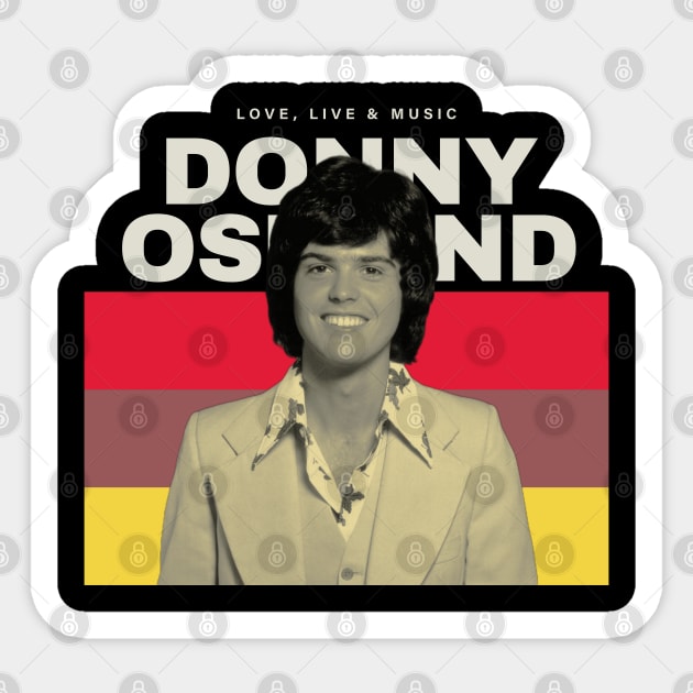 Donny Osmond // 1957 - Donny Osmond - Sticker | TeePublic
