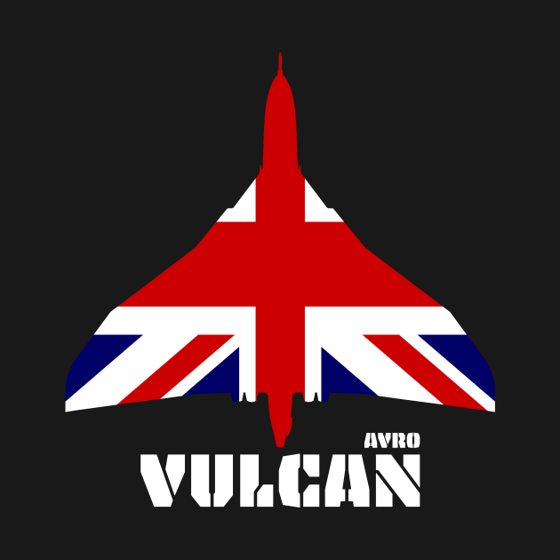 Avro Vulcan (Union Jack Flag) - Avro Vulcan - T-Shirt | TeePublic