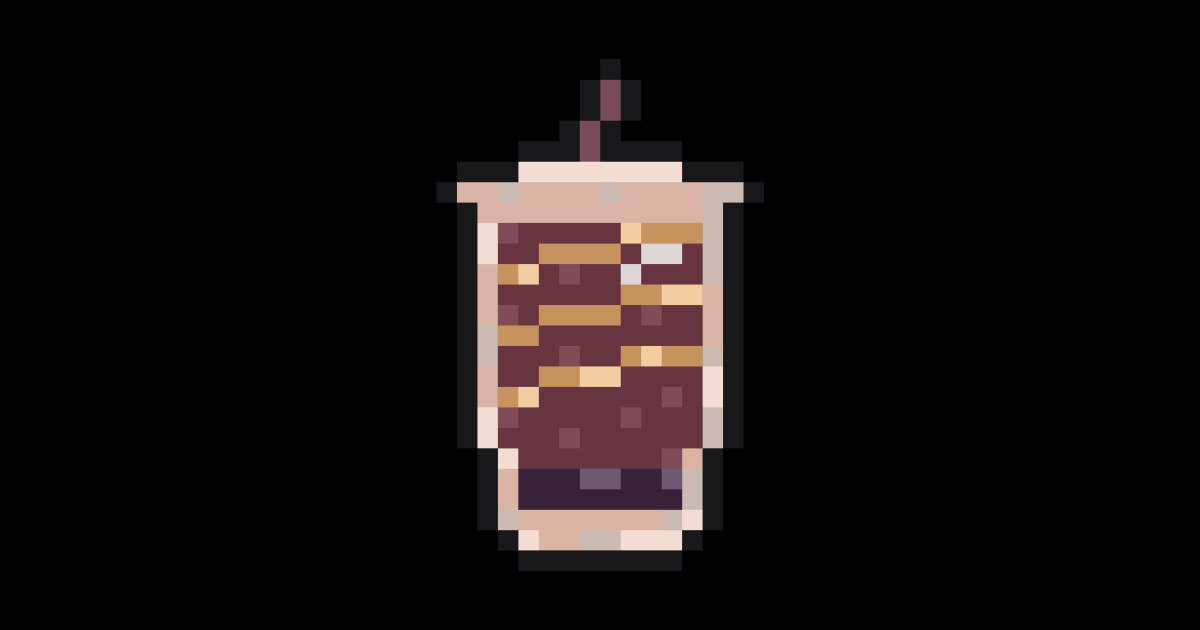 sweet drink pixel art - Drink - Posters and Art Prints | TeePublic