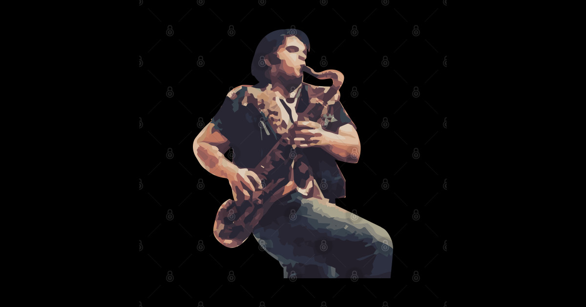 Eddie Playing the Saxophone RHPS Rock N Roll - Rocky Horror - Sticker ...