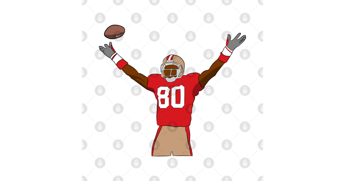 Jerry Rice - Football - T-Shirt | TeePublic