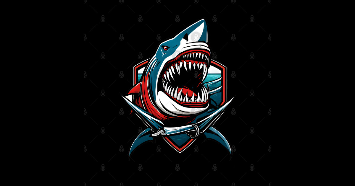 shark-attack - Shark Attack - Sticker | TeePublic