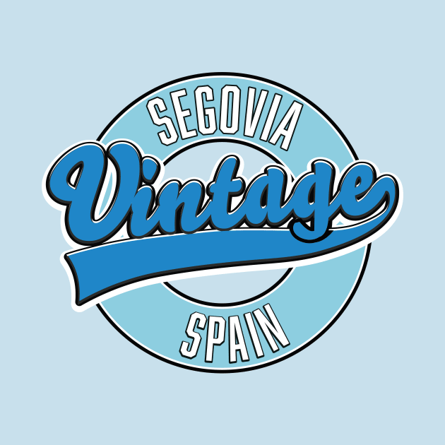 Segovia spain retro style logo - Segovia Spain - T-Shirt | TeePublic