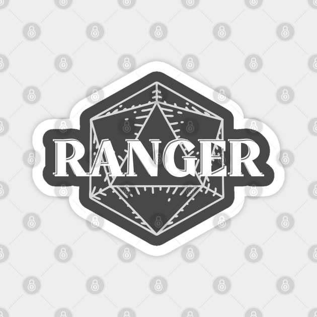 DnD Ranger D20 Symbol Print - Dnd Ranger - Magnet | TeePublic