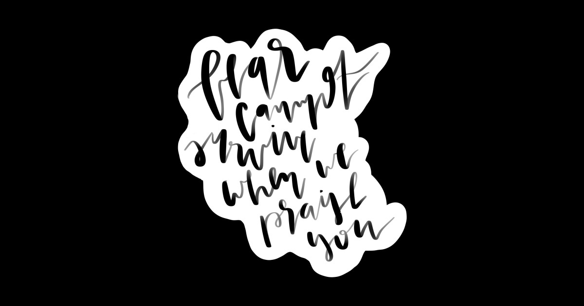 "we praise you" christian worship lyrics - Worship Lyrics - Sticker ...