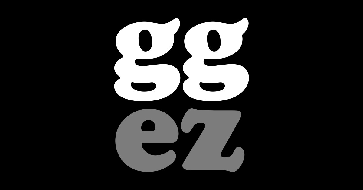 gg ez - Video Games - Sticker | TeePublic