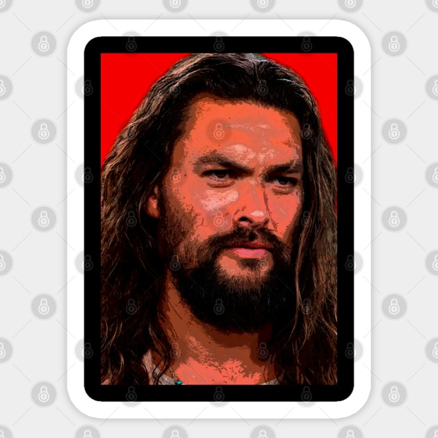 jason momoa - Jason Momoa - Sticker | TeePublic