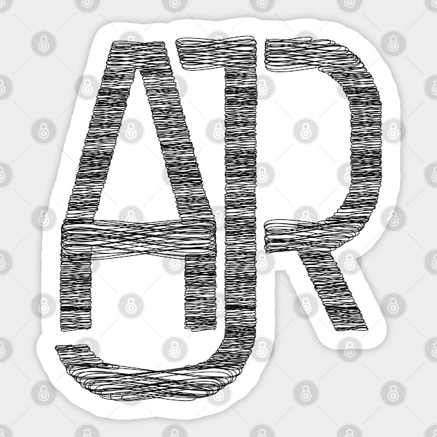 AJR line art - Ajr - Sticker | TeePublic