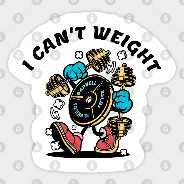 Fun Weights - Weightlifting - Sticker | TeePublic
