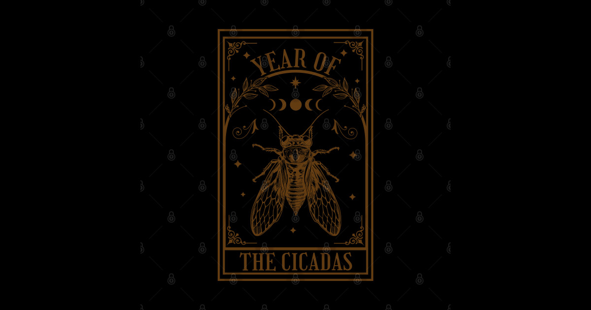 Year of the Cicadas 2024 - Tarot Card - Brood XIX Brood XIII - Year Of ...