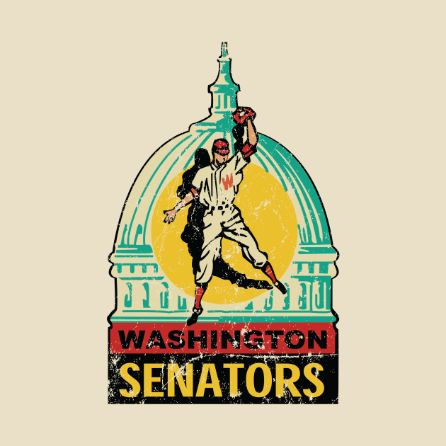 Washington Senators - Defunct Baseball Teams - T-Shirt | TeePublic
