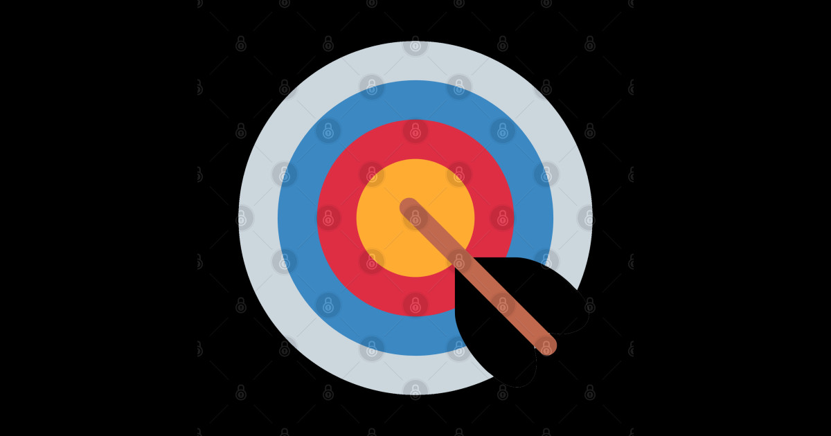 red blue target design - Red Blue Target Design - Sticker | TeePublic