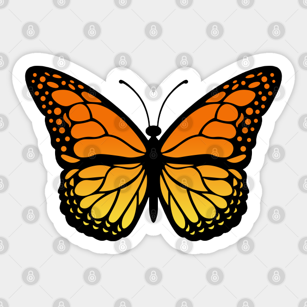 Monarch Butterfly - Monarch - Sticker | TeePublic