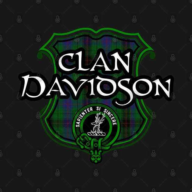 Clan Davidson Surname Scottish Clan Tartan Crest Badge - Scottish Clan ...