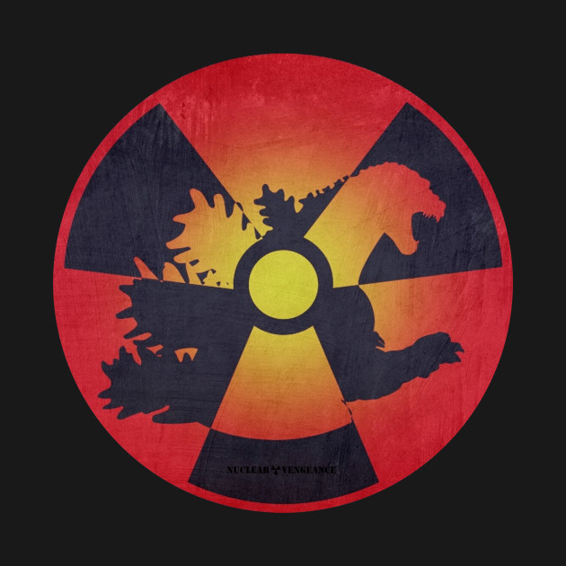 Godzilla Nuclear Symbol - Godzilla - T-Shirt | TeePublic