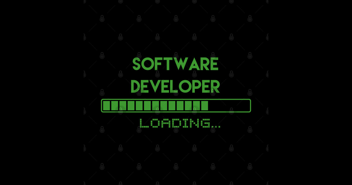 Software Developer Loading - Software Developer - Sticker | TeePublic