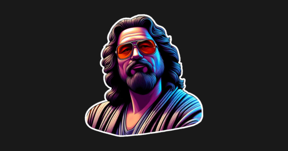 Jeff bridges vector the dude big lebowski - Big Lebowski - T-Shirt ...