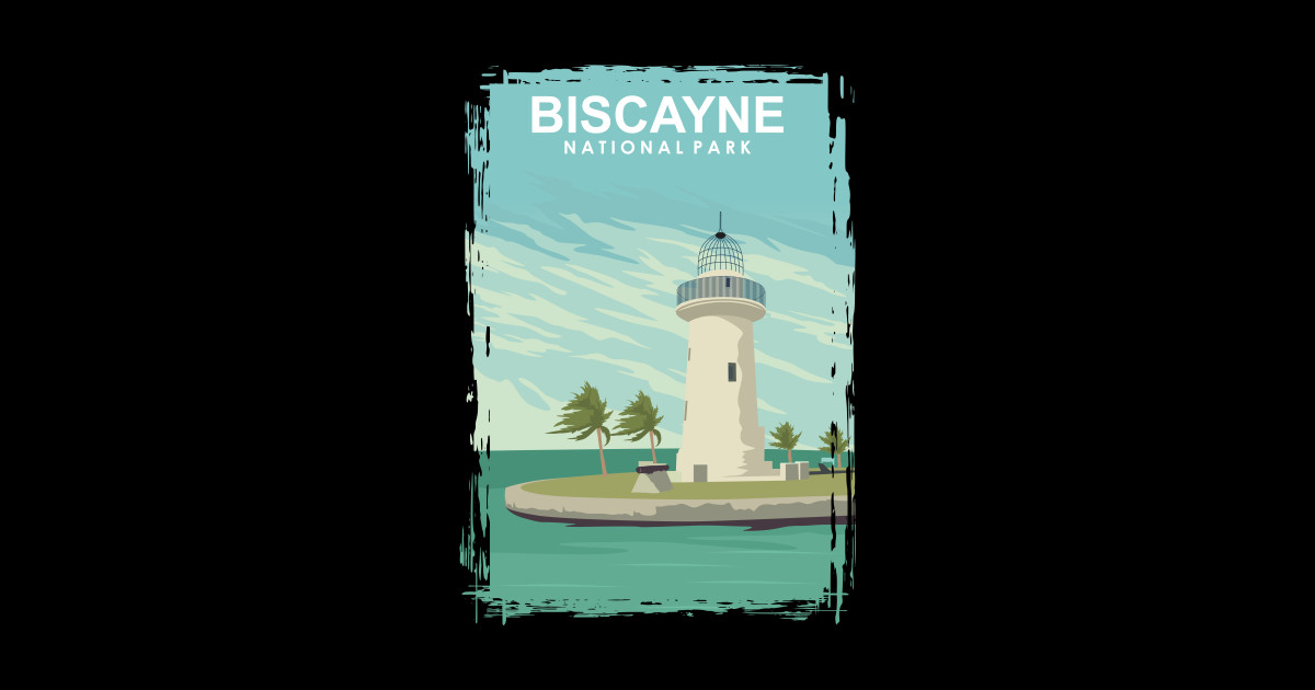 Biscayne National Park Vintage Florida Travel Poster - Florida ...