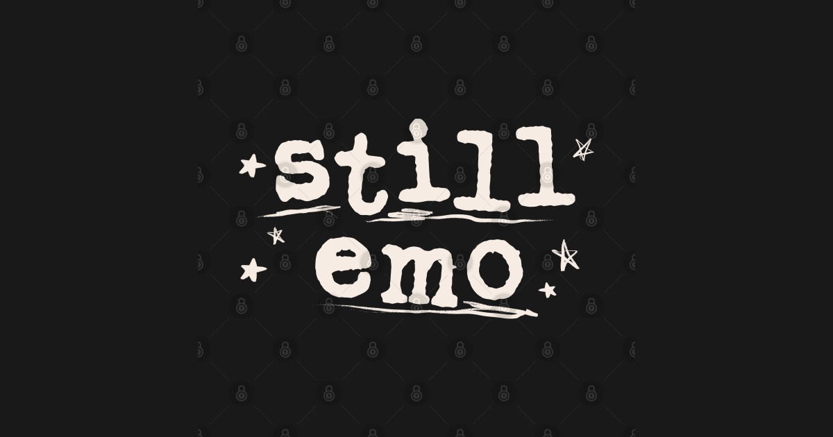 Still Emo Grunge White - Still Emo - T-Shirt | TeePublic