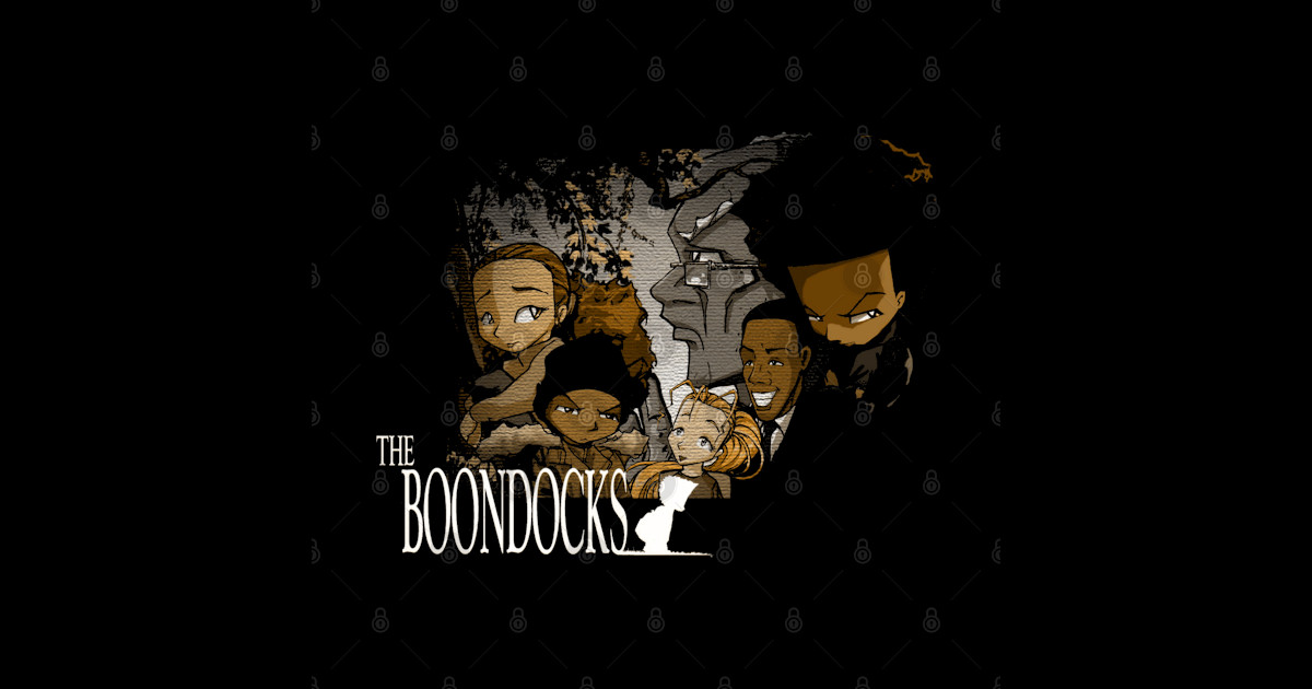 mix culture cartoon / the boondocks - The Boondocks - Sticker | TeePublic