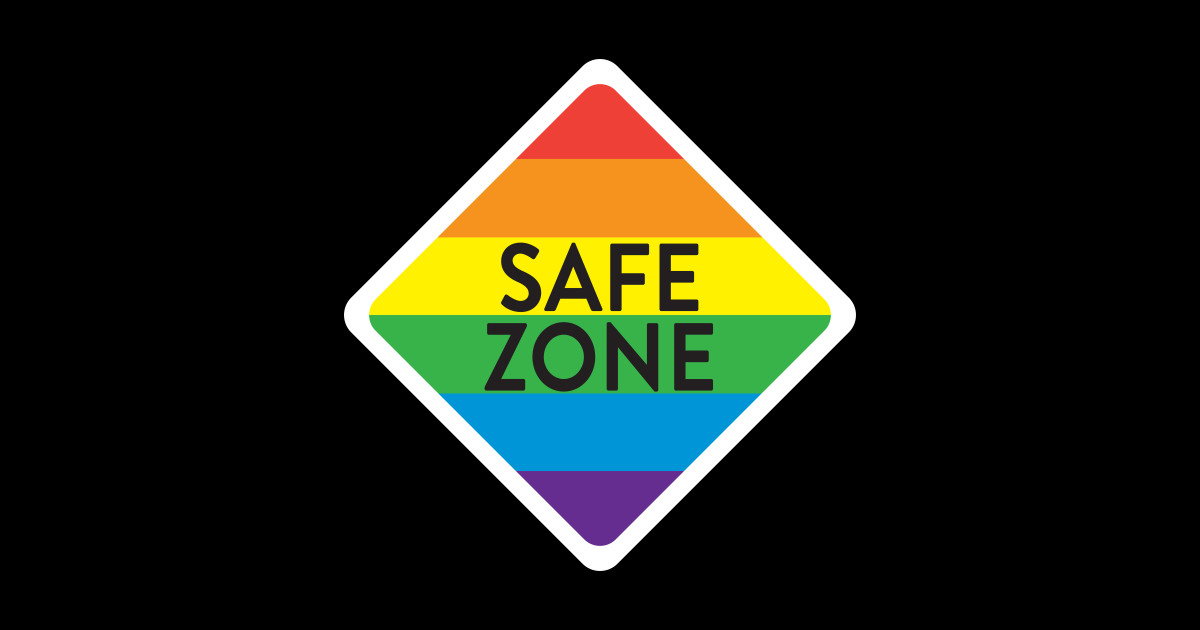 LGBTQ Safe Zone - Safe Space - Sticker | TeePublic