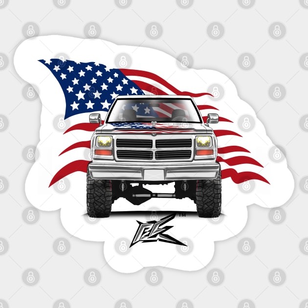 dodge first gen pickup - Dodge First Gen - Sticker | TeePublic