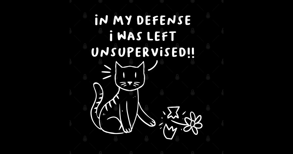 In My Defense I Was Left Unsupervised Naughty Cat Kitten In My