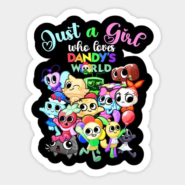 Dandy's World Characters _ Funny Dandys World - Dandys World - Sticker ...