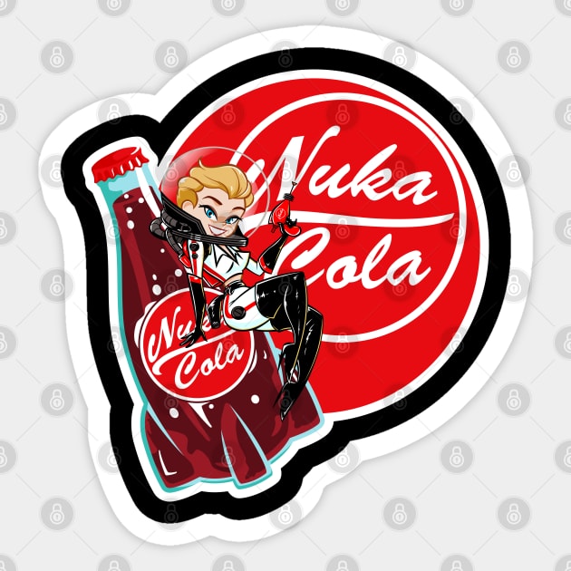 Nuka Cola Poster Girl - Nuka Cola Girl - Sticker | TeePublic