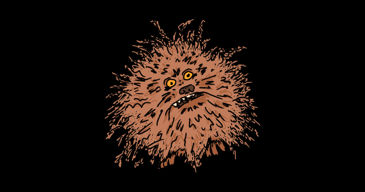 fizzgig the dust bunny - Fizzgig - Sticker | TeePublic