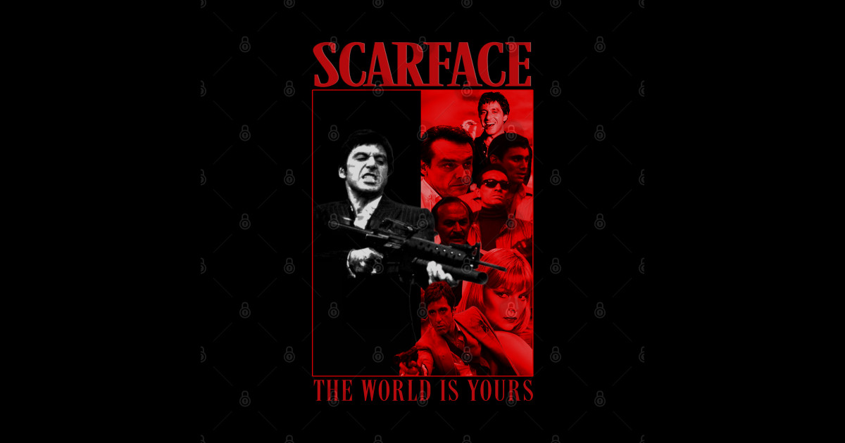 The World Is Yours. - Scarface - Sticker | TeePublic