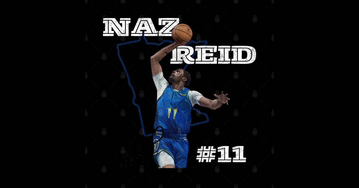 Naz Reid Comic Minnesota basketball fans - Naz Reid - Sticker | TeePublic