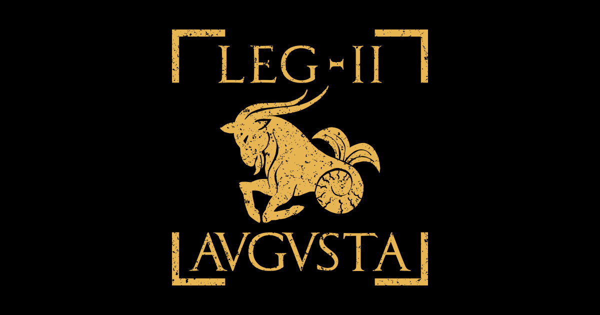 Legio II Augusta Capricornus Emblem Roman Legion - Vexillum - Sticker ...