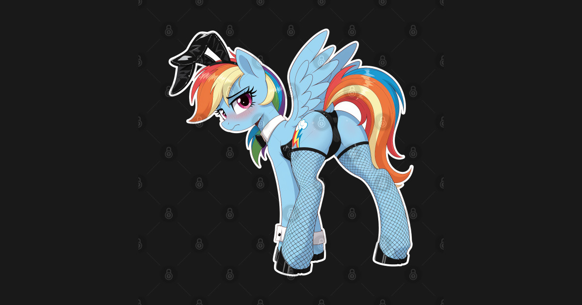 Bunny Suit My Little Pony - Rainbow Dash - Rainbow Dash - T-Shirt ...