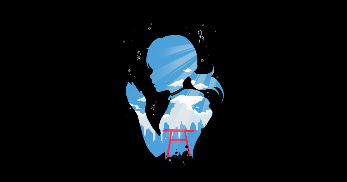 Sunshine Girl - Weathering With You - Sticker | TeePublic