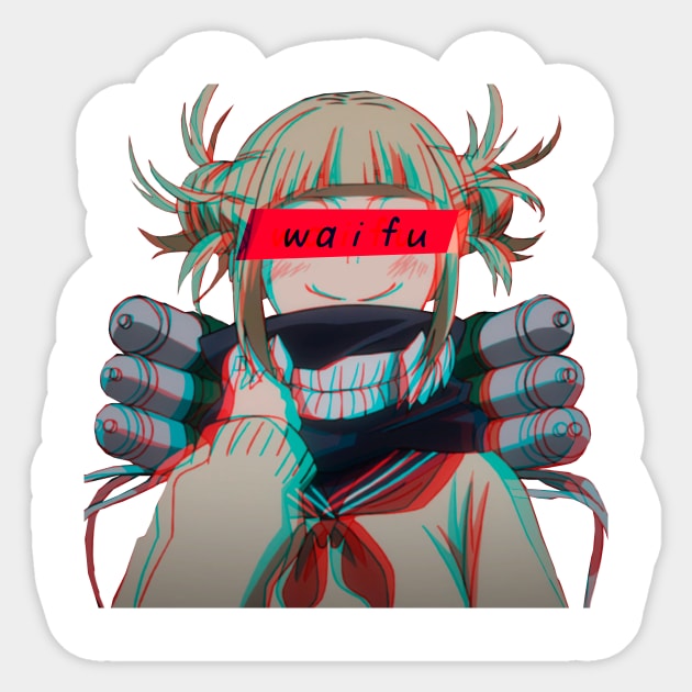 himiko toga - Himiko Toga Waifu Anime - Sticker | TeePublic