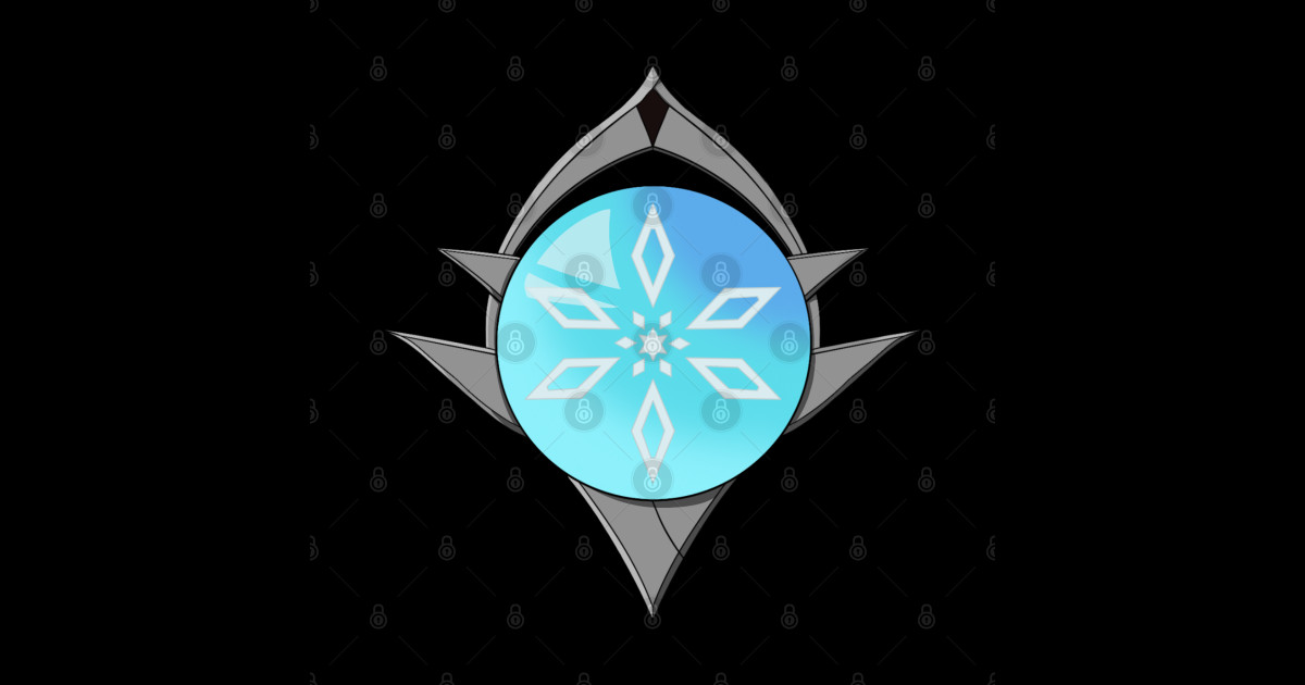 Snezhnaya Cyro Vision - Genshin Impact - Sticker | TeePublic