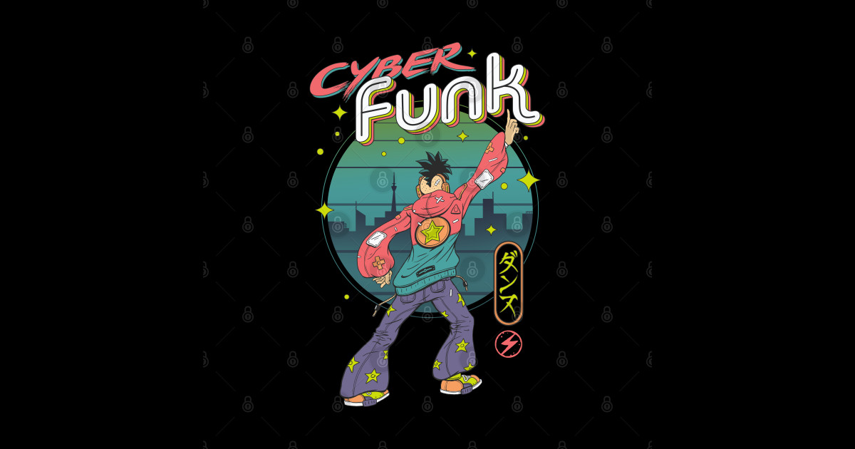 Cyber Funk! - Cyberpunk - Pin | TeePublic