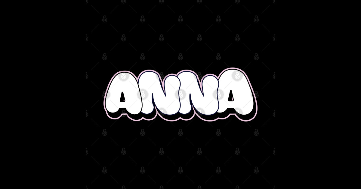 ANNA name bubble letters graffiti writing Style - Graffiti Letters ...