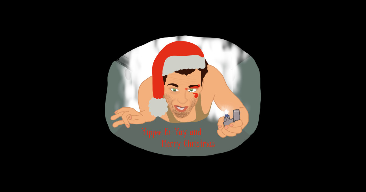 Die Hard Merry Christmas - Die Hard - Sticker | TeePublic
