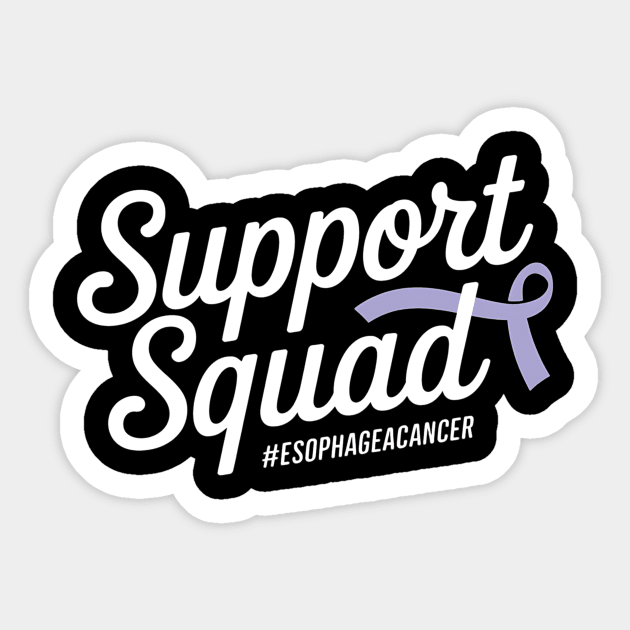 Support Squad ESOPHAGEAL CANCER Survivors Ribbon - Support Squad ...