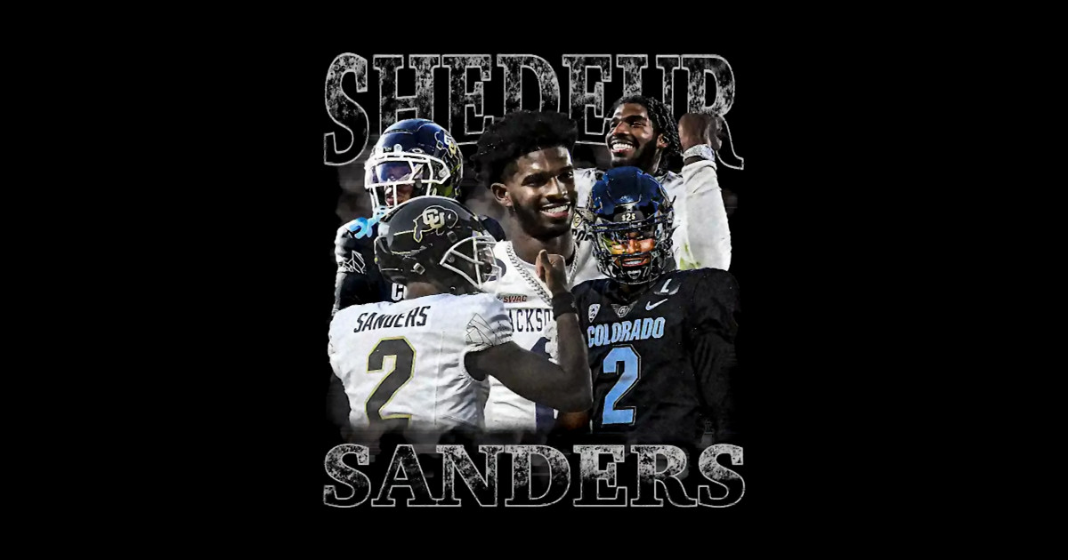 Shedeur Sanders Vintage - Shedeur Sanders - Sticker | TeePublic