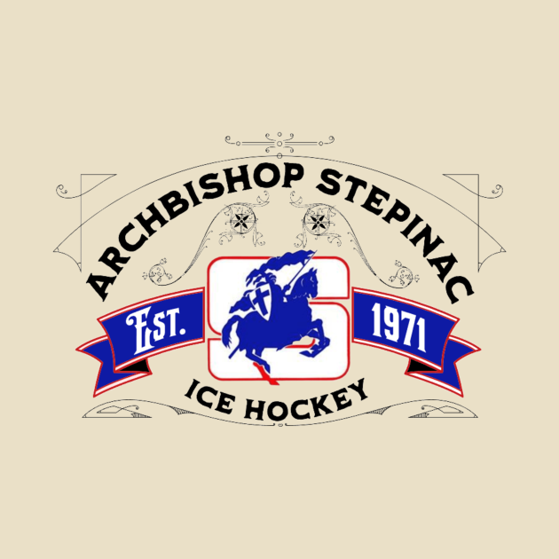 Sanborn Stepinac Hockey Logo - Hockey - T-Shirt | TeePublic
